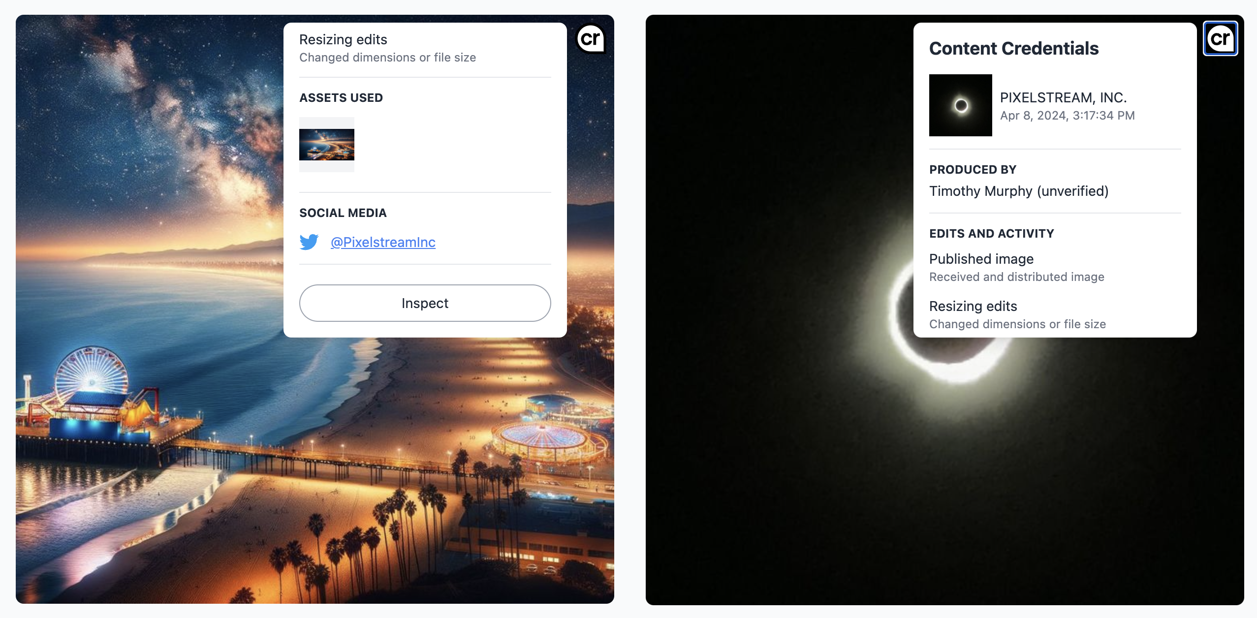 Pixelstream - Content Credentials Based Authentic Media Workflow Platform - C2PA